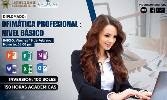 Diplomado: OFIMÁTICA PROFESIONAL: NIVEL BÁSICO | CFOCAP